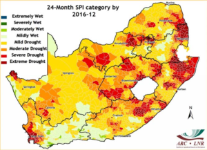 At the 2-year timescale the drought was starting to look serious for ...