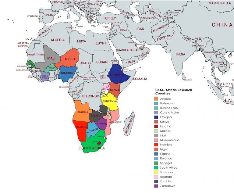 CSAG Partner Countries